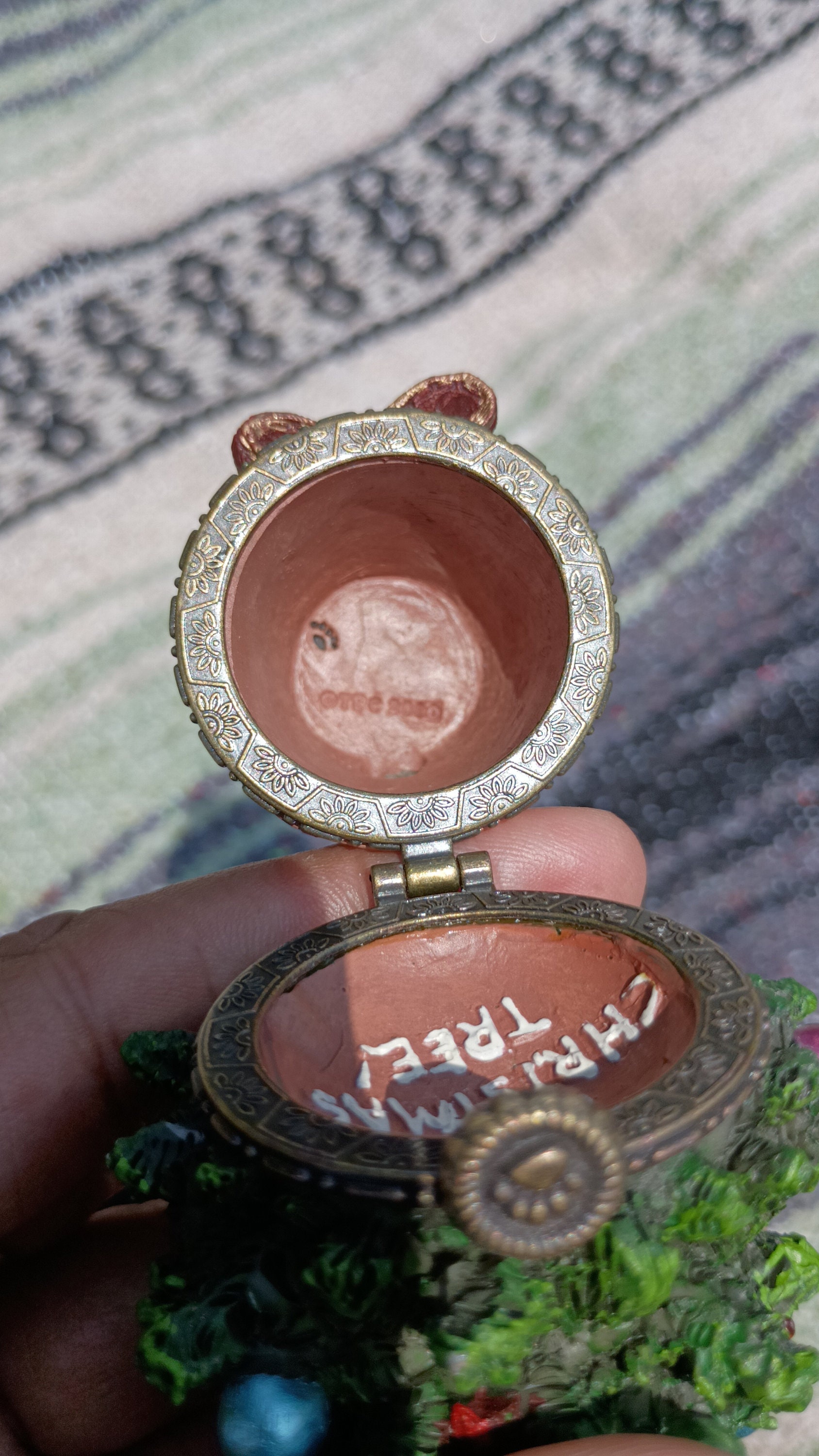 Christmas Tree Trinket Box. Boyds Aunt Nettie's Holiday Tree With ...