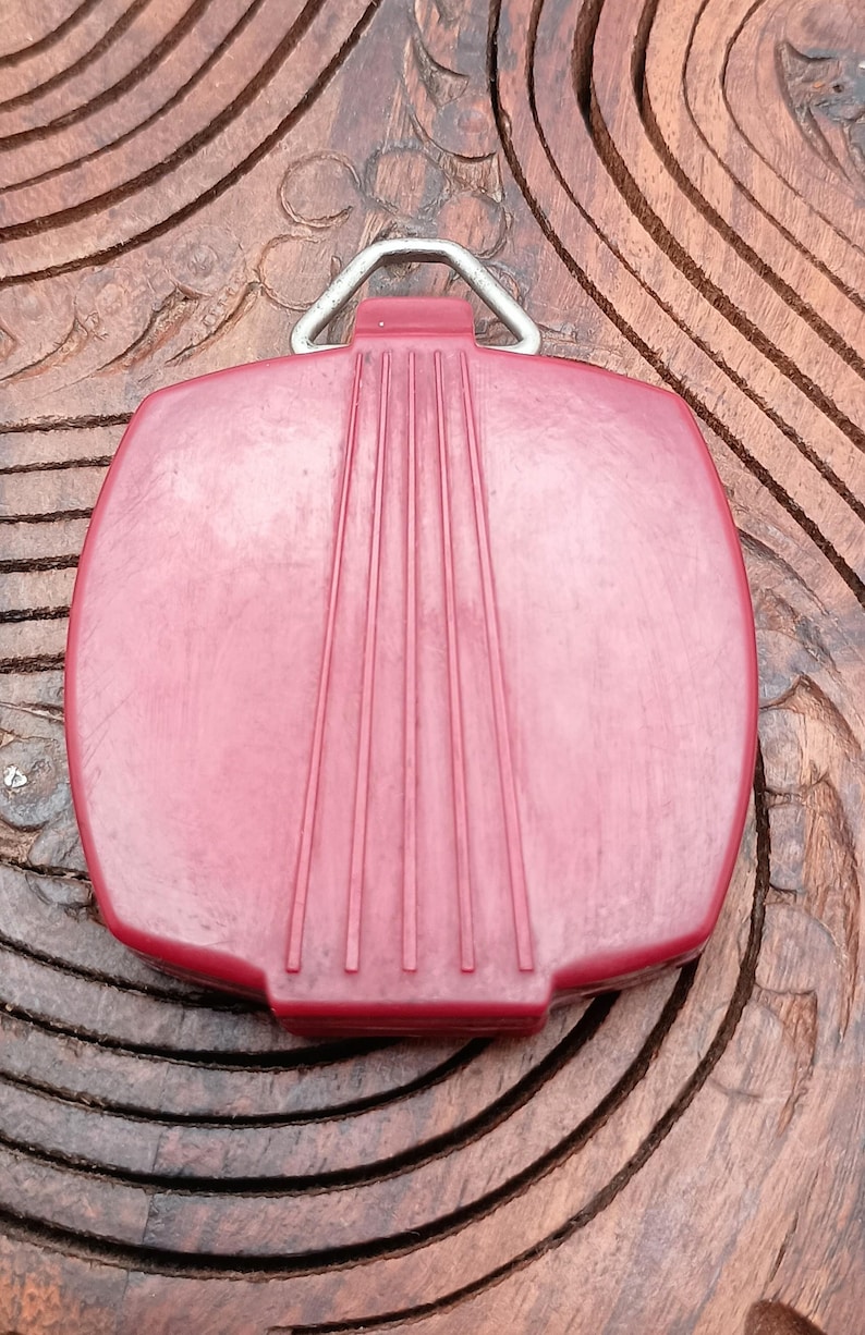 Taylor Gydeway Case Compass, Maroon. Vintage, Made in the U.S.A. - Etsy