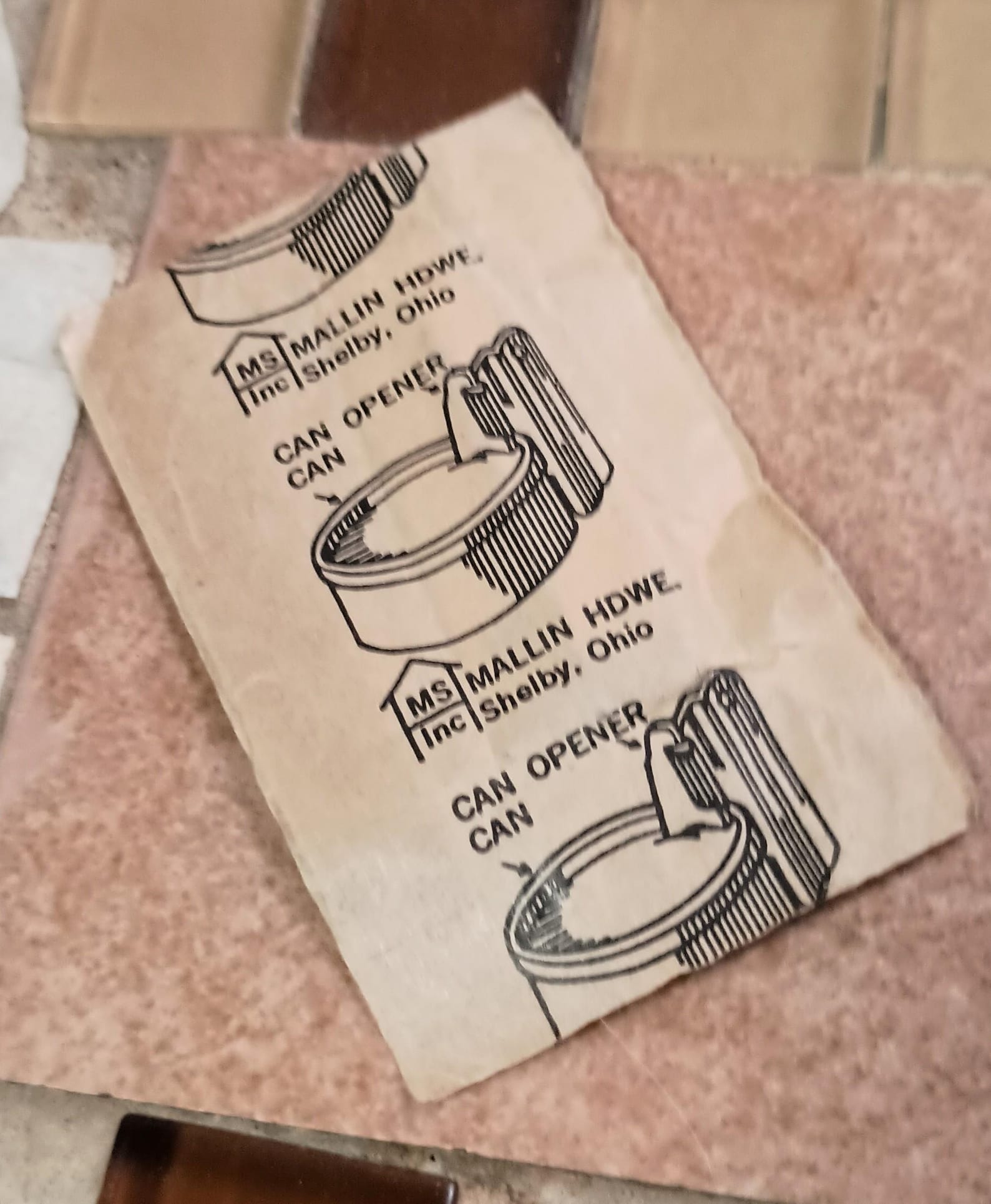 P-38 Can Opener. Shelby, Ohio Mallin Hdwe MS Inc. Sealed in Original ...