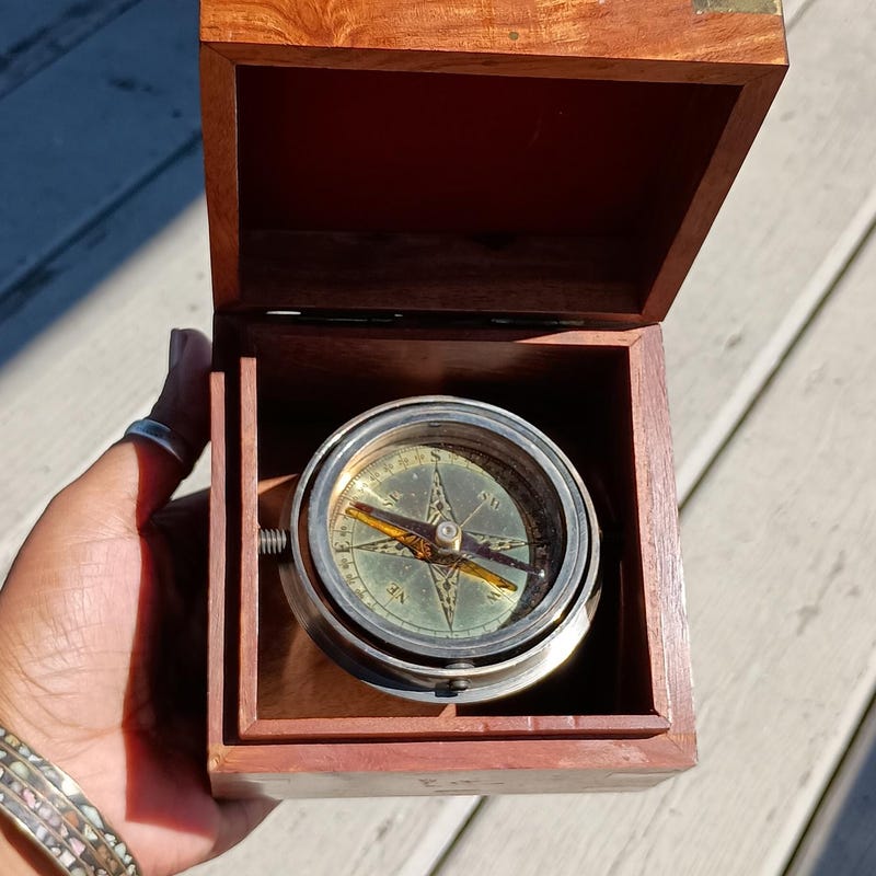 Brass Compass - Etsy