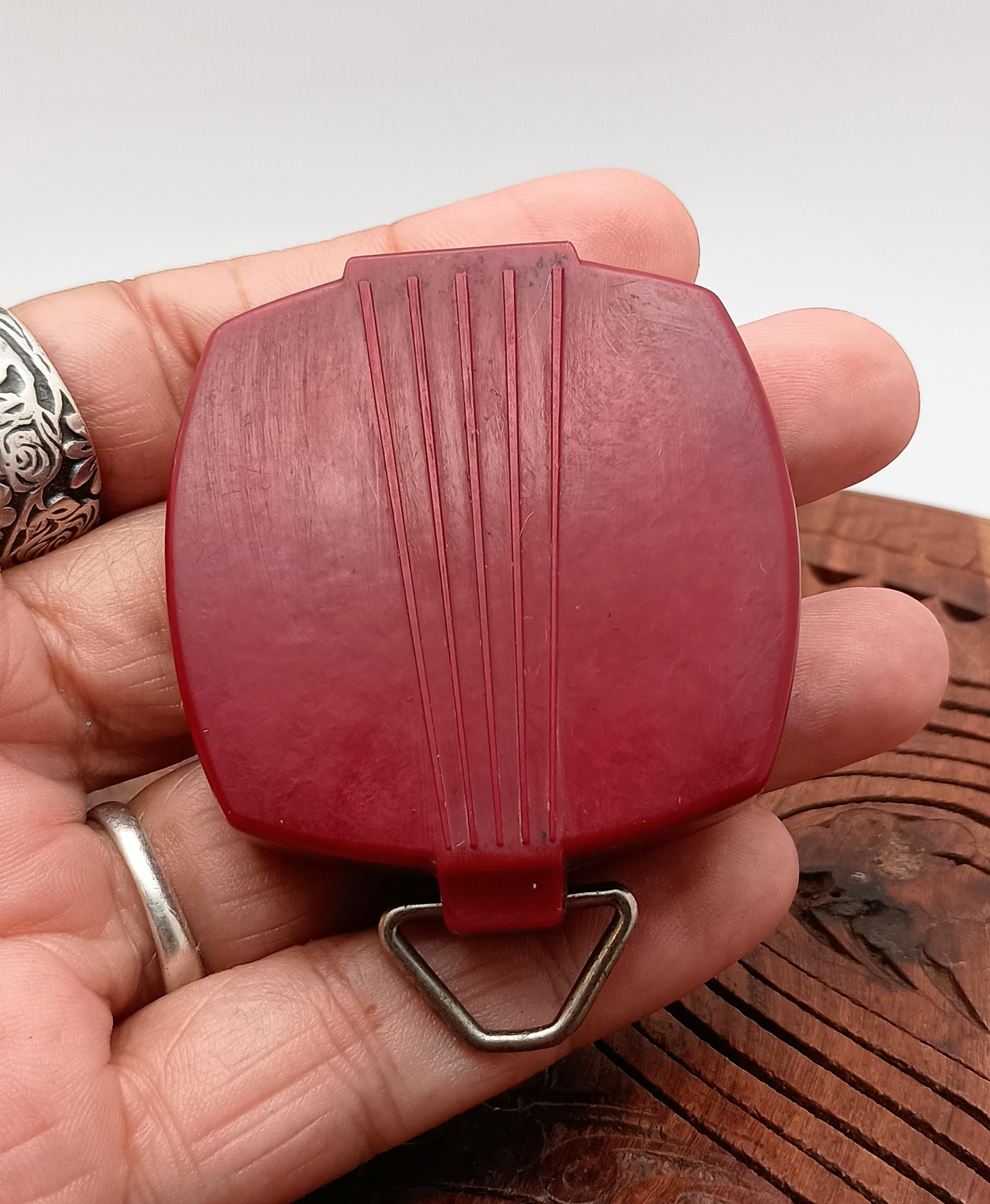 Taylor Gydeway Case Compass, Maroon. Vintage, Made in the U.S.A. - Etsy