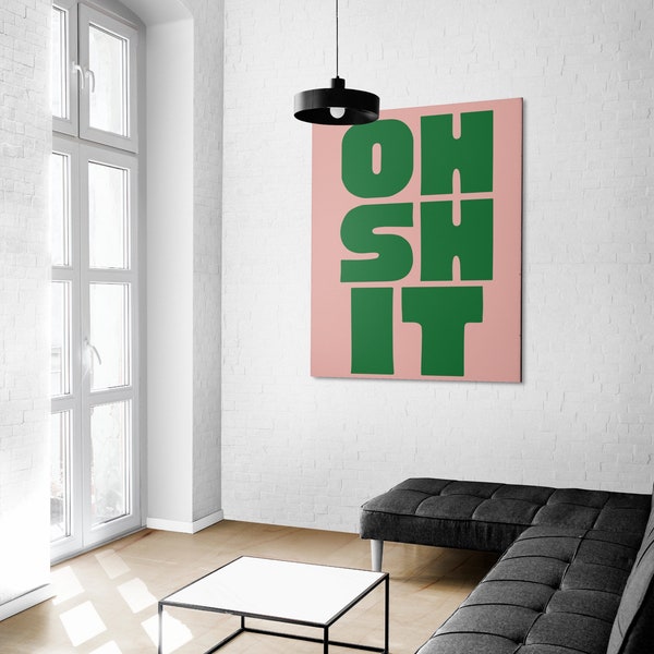 Typography Poster - Etsy