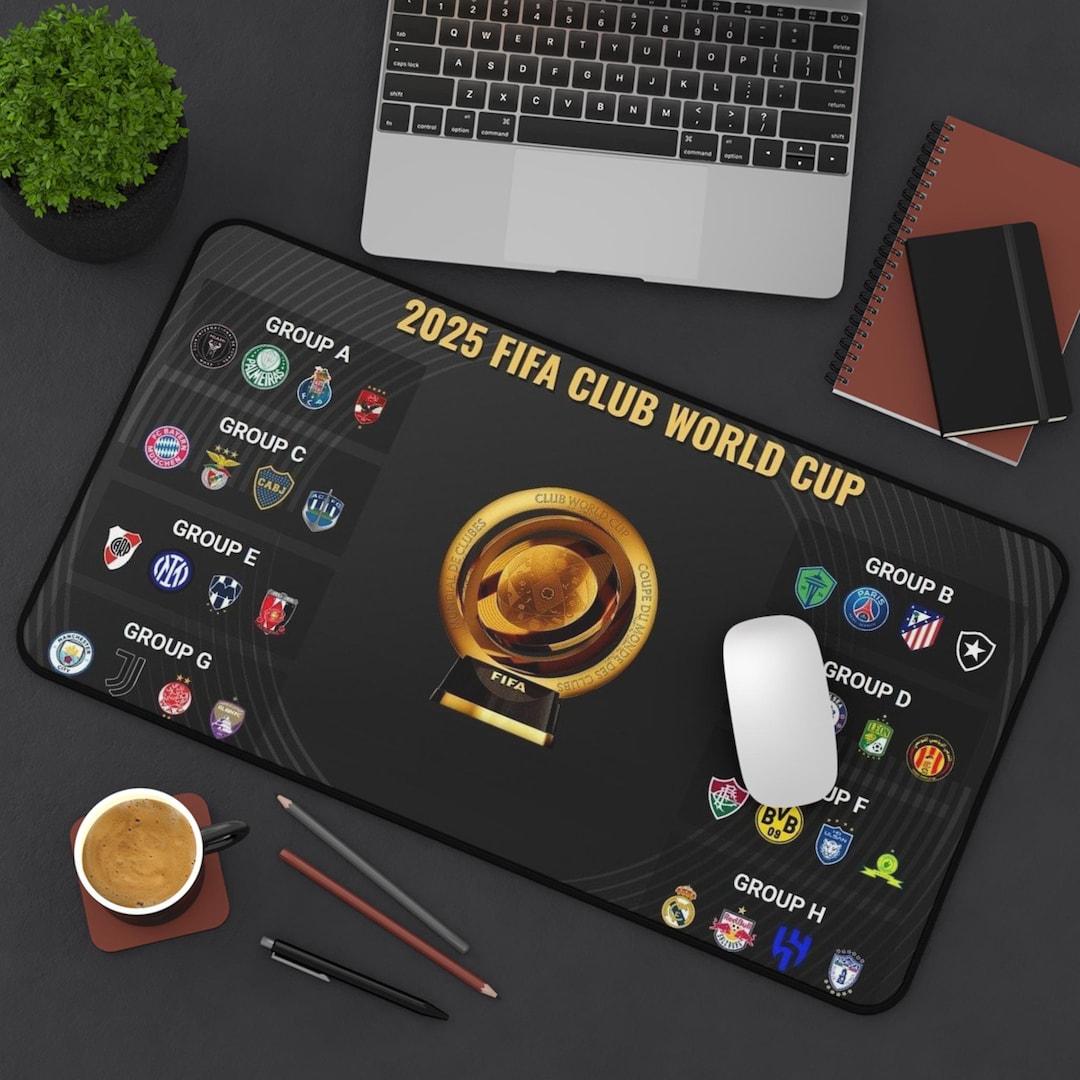 FIFA Club World Cup Desk Mat, Gaming Accessories, Office Decor, Sports ...
