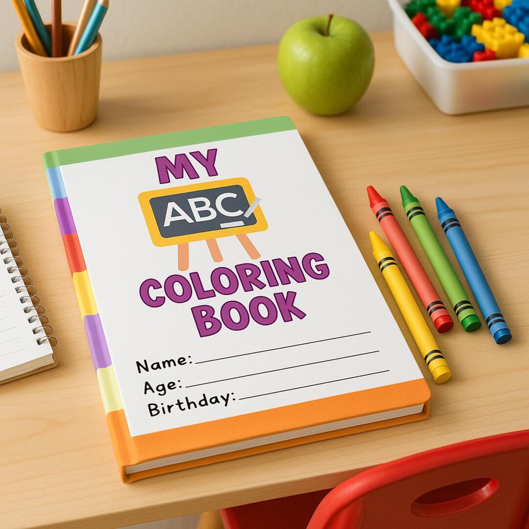 My ABC Coloring Book for Kids - Printable & Digital - Etsy