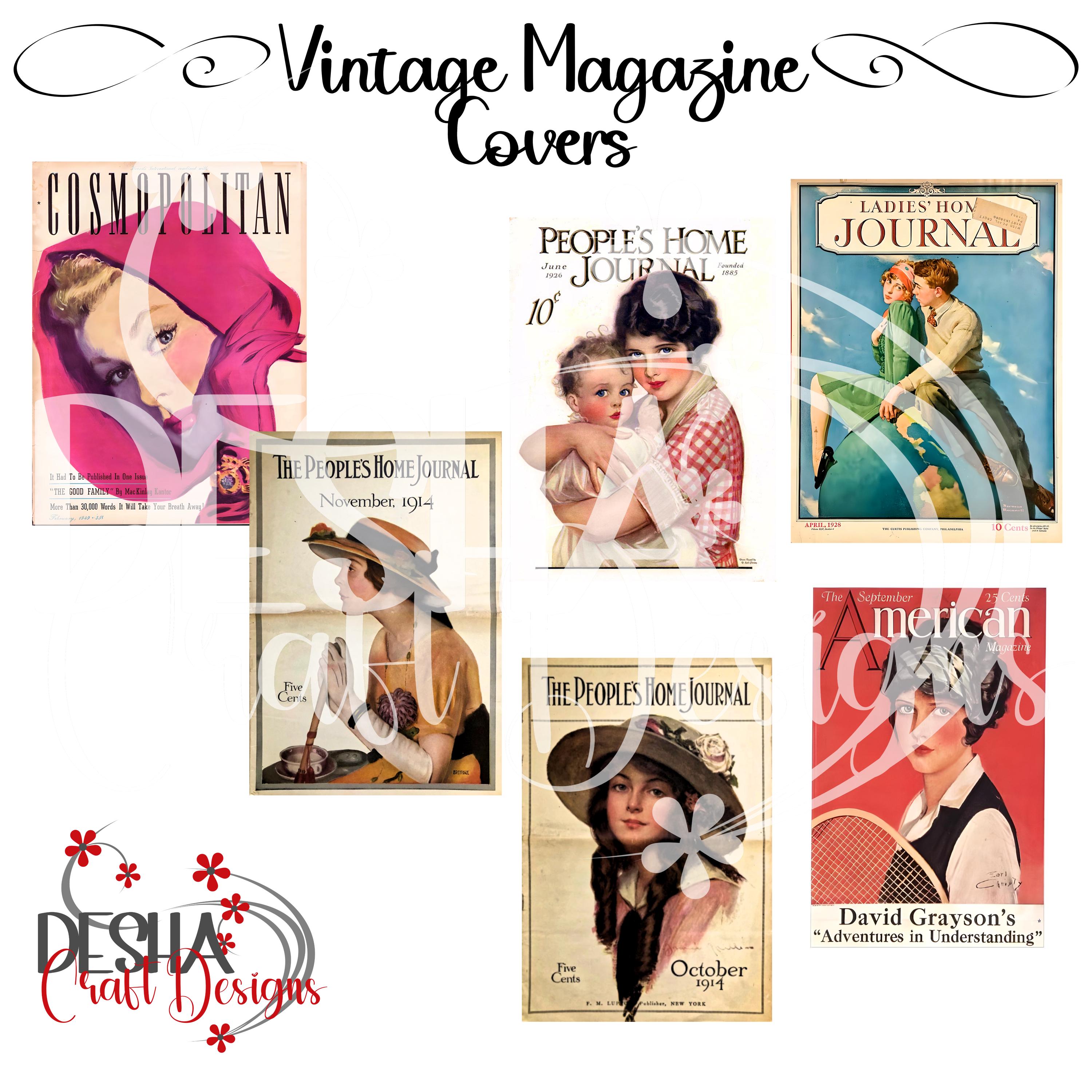 Vintage Magazine Covers - Etsy