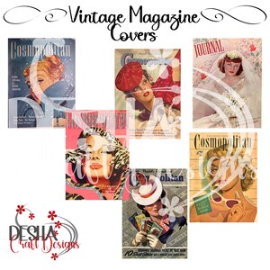 Vintage Magazine Covers - Etsy