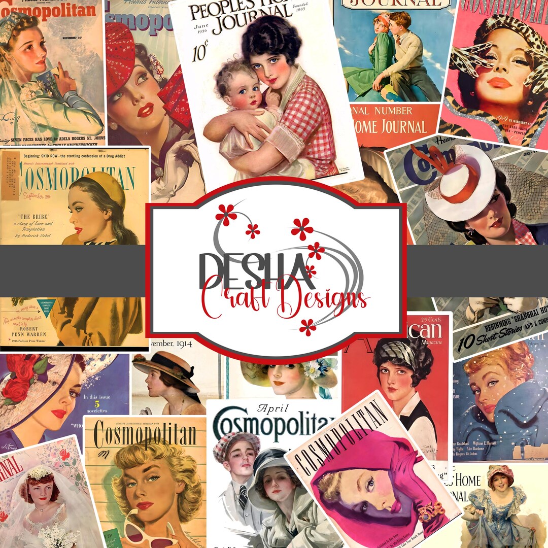Vintage Magazine Covers - Etsy
