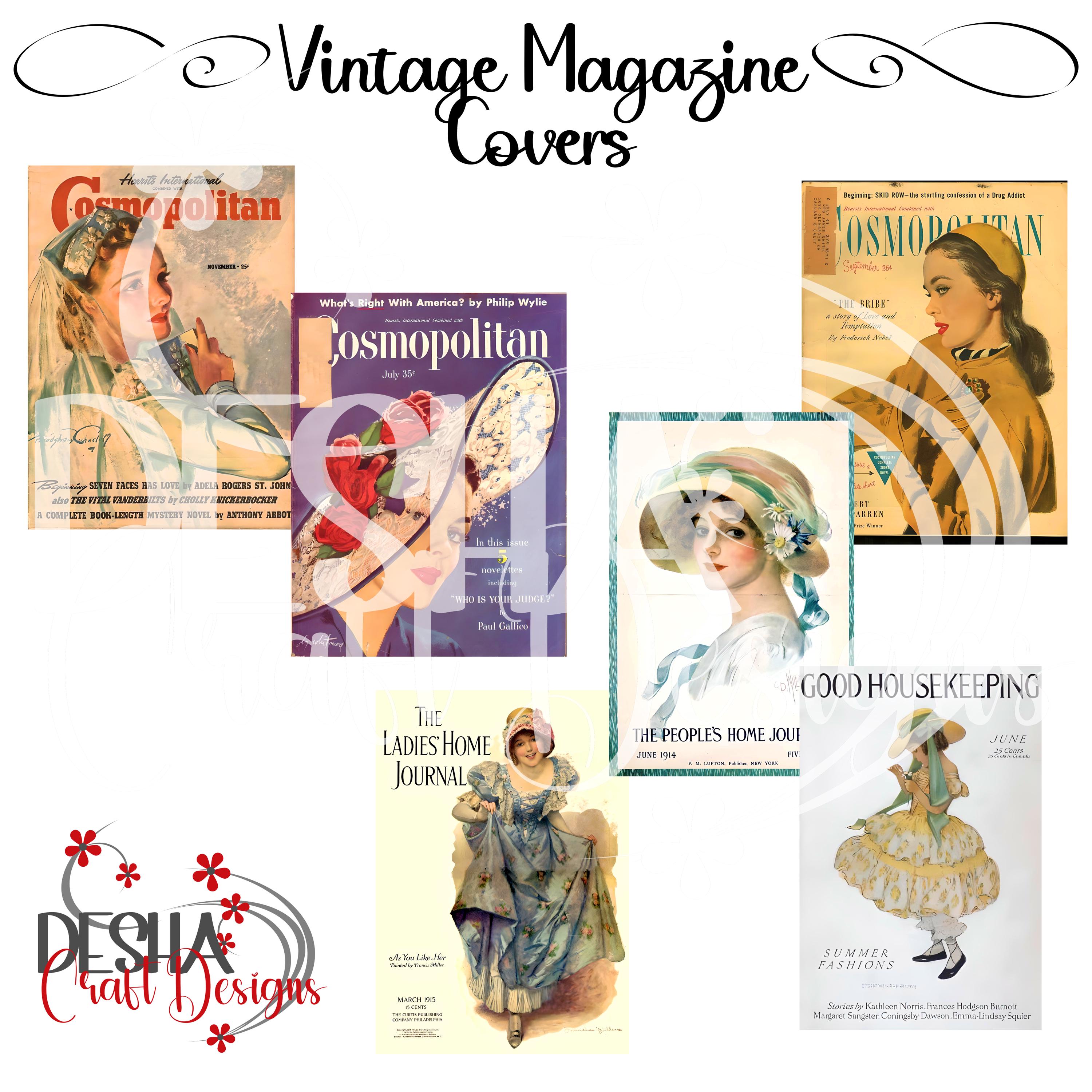 Vintage Magazine Covers - Etsy