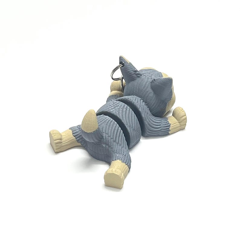 Articulated 3D Printed Yorkie Keychain – Cute Gift for Dog Moms ...