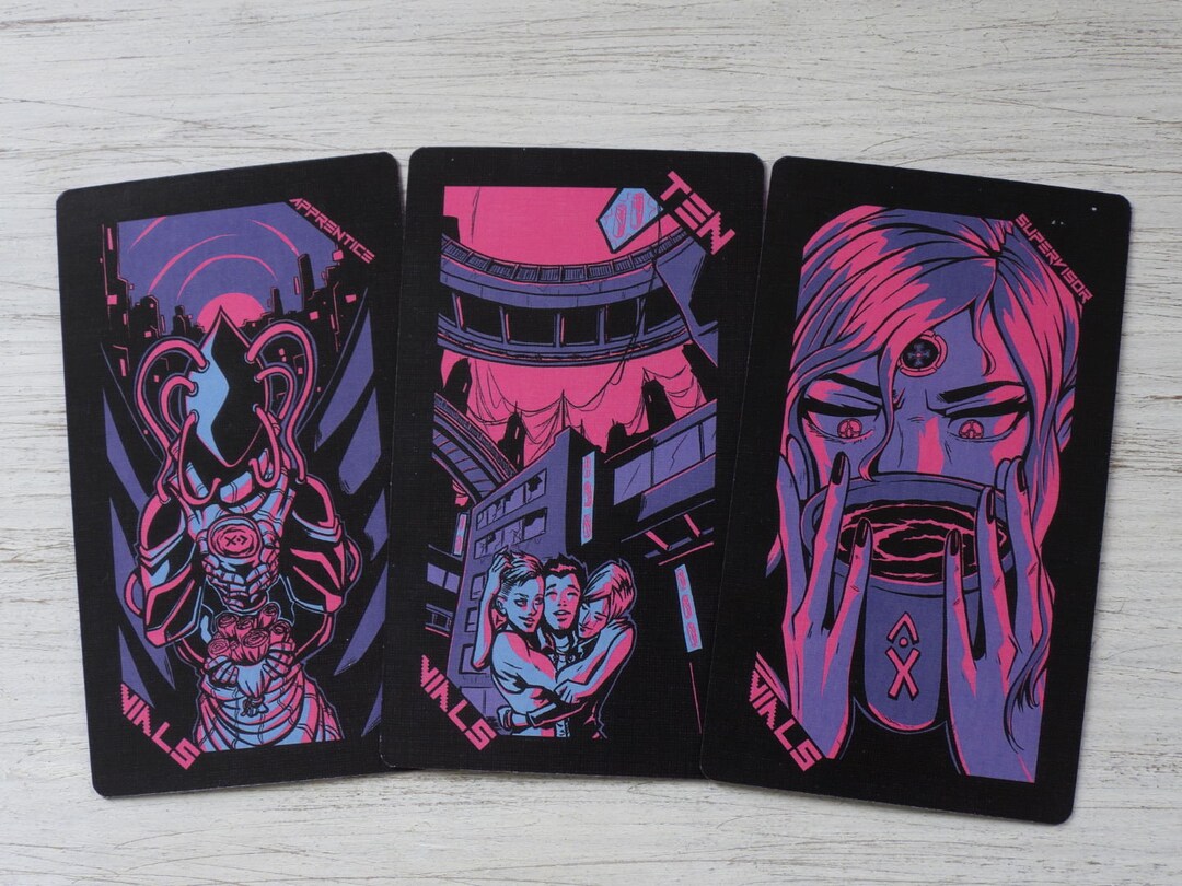 Neon Moon Tarot Tarot Deck Cards Tarot Cards for Beginners Tarot Para ...