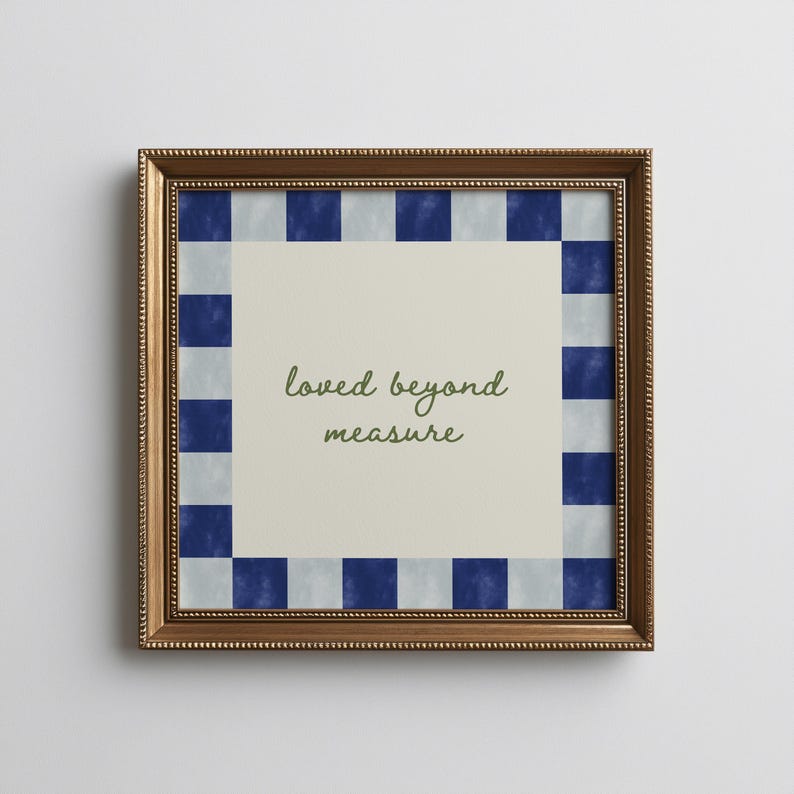 Loved Beyond Measure Christian Nursery Wall Art | Colorful Faith Kids ...