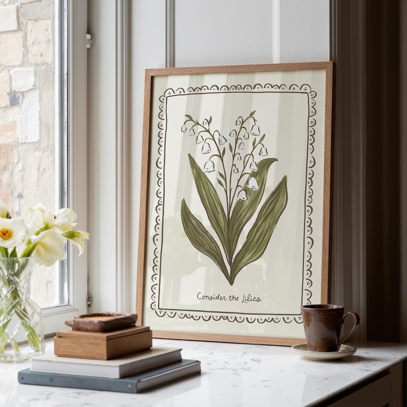 Lilies Christian Art - Etsy