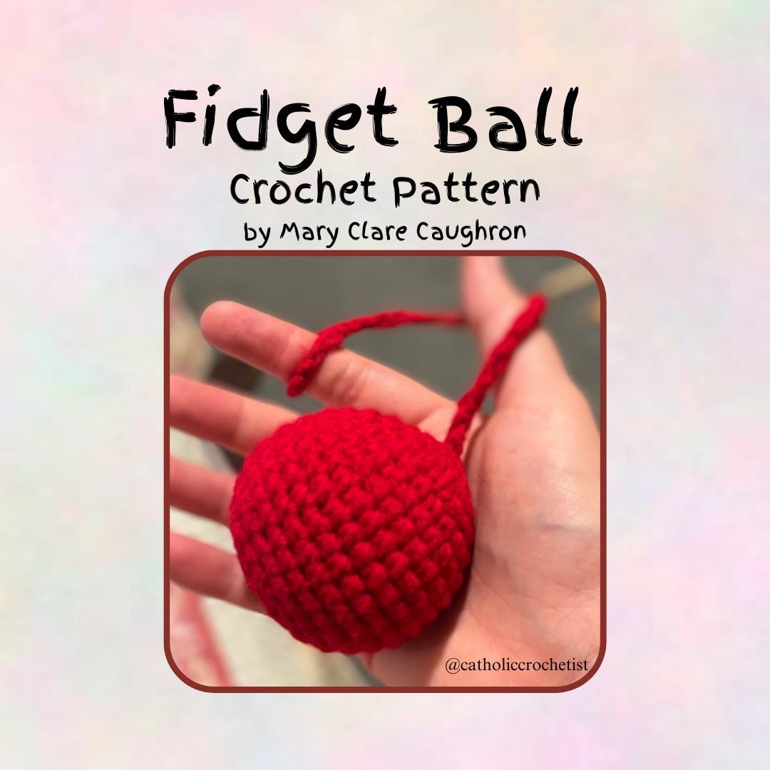 Fidget Ball Crochet Pattern Easy, Simple Market Make PDF File - Etsy