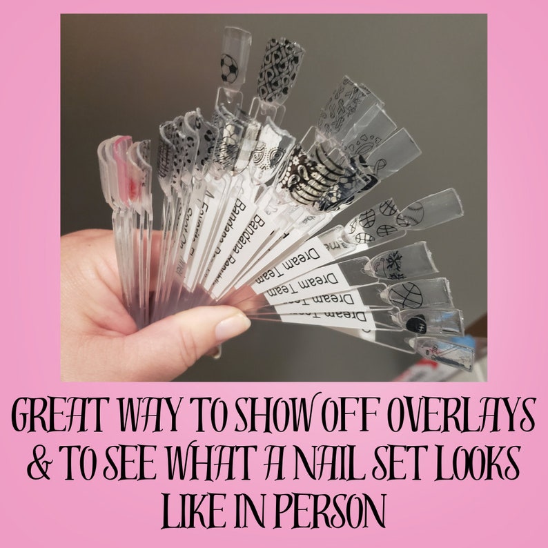 Demo Sticks / Nail Swatches Kit for Display Purposes GIFT INCLUDED ...