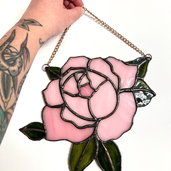 Peony Stained Glass - Etsy