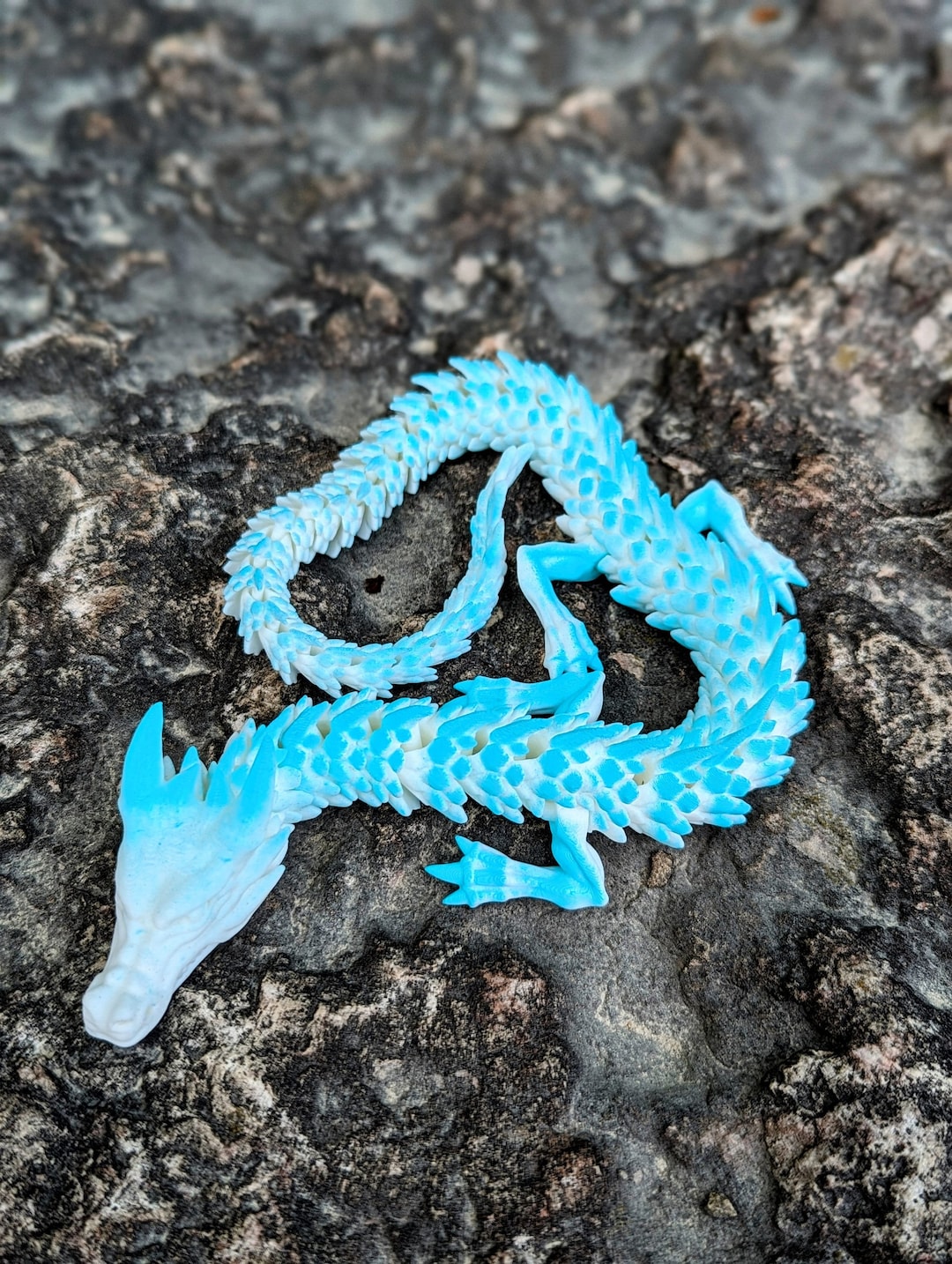 Articulated Ice Dragon! - Etsy