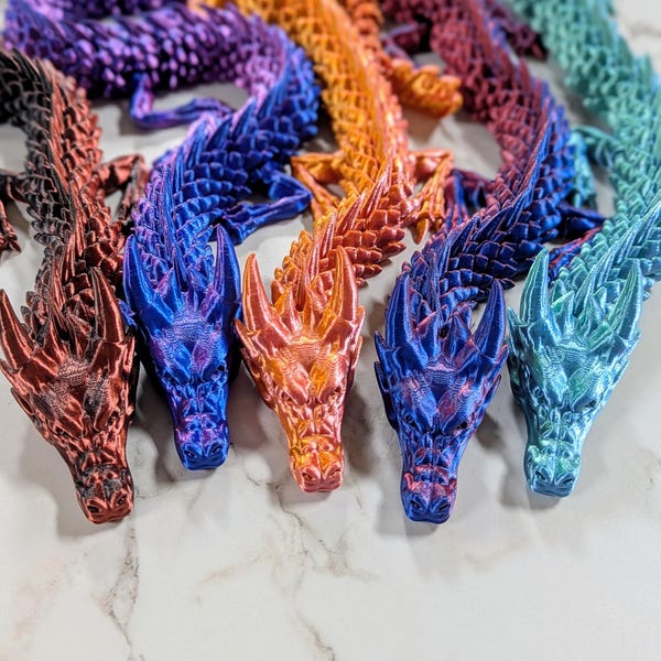 Extra Large 3d Printed Dragons - Etsy