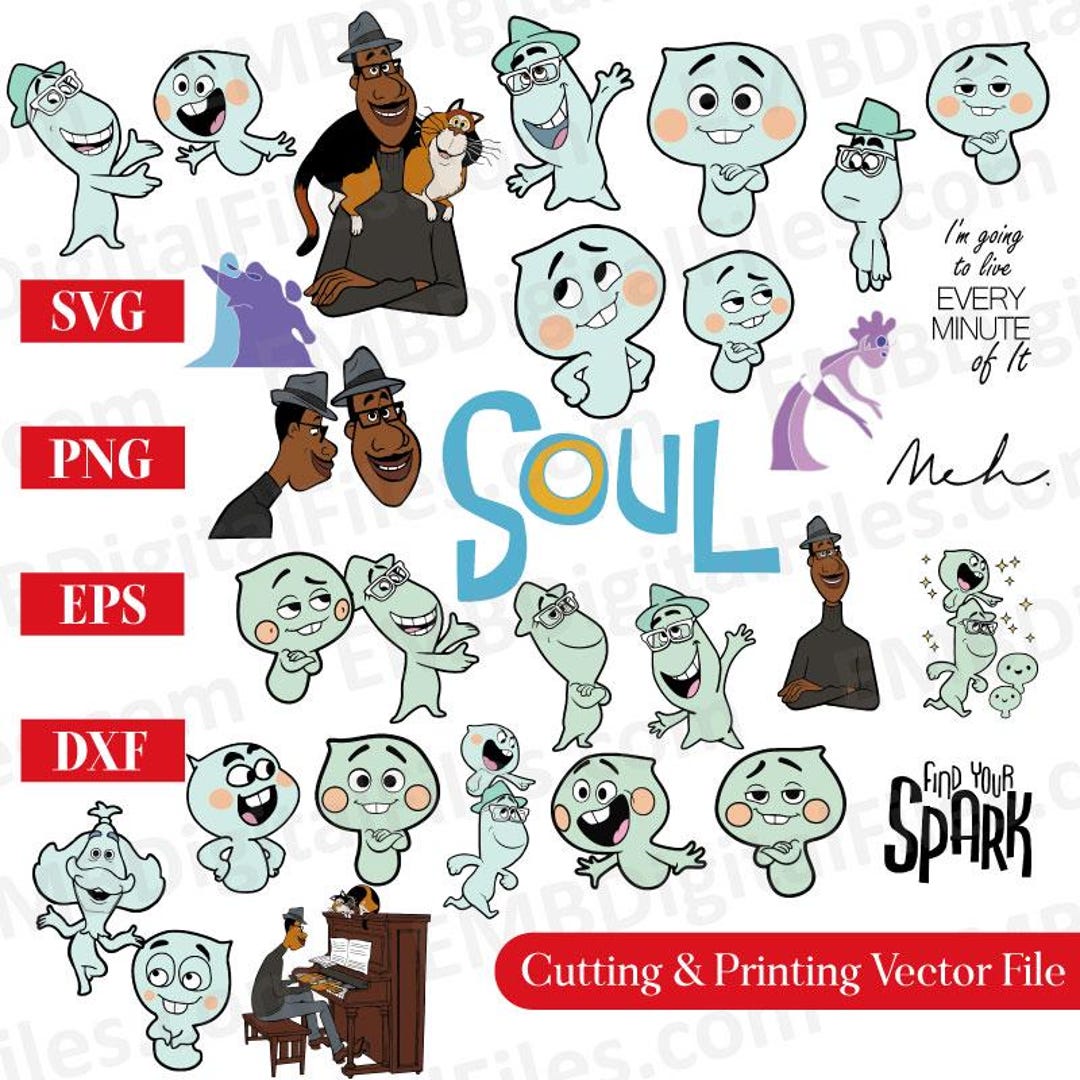 Layered Svg,cut File for Cricut, Soul SVG, Joe Gardner Svg, Soul Cricut ...