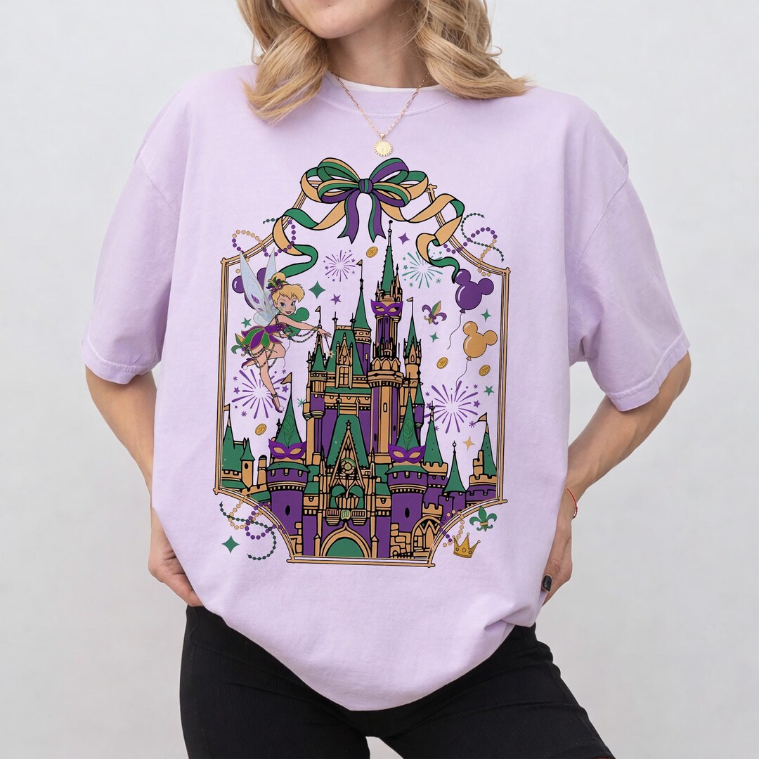 Comfort Colors Walt Disney World Happy Mardi Gras Carnival 2026 Shirt ...