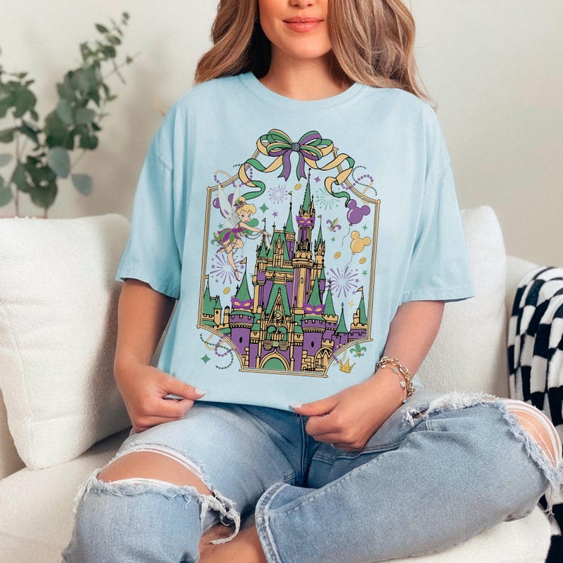 Comfort Colors Walt Disney World Happy Mardi Gras Carnival 2026 Shirt ...