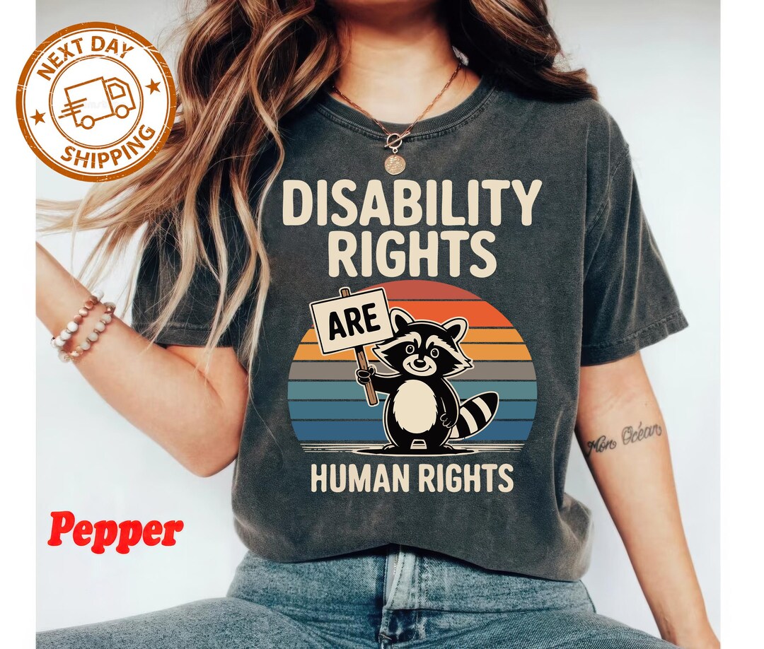 Disability Pride Shirt, Disability Rights Are Human Rights T-shirt ...