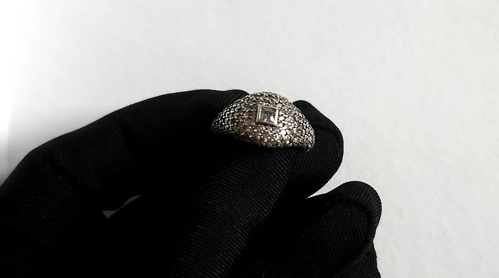 Square Cocktail Ring Pandora, Gift for Her, Charm Pendant, Best Gift ...
