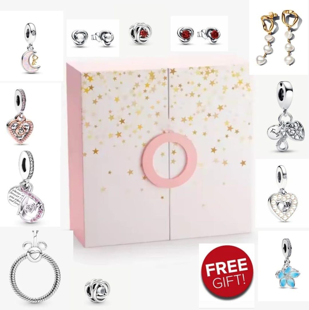 Advent Calendar Christmas 2024 Pandora , Earrings and Necklace Charm ...