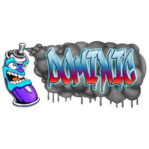 Custom/personalizable Graffiti Name Wall Decal: "stan the Can" Street ...