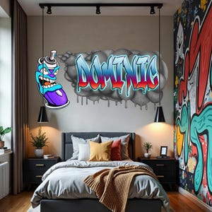 Custom/personalizable Graffiti Name Wall Decal: "stan the Can" Street ...
