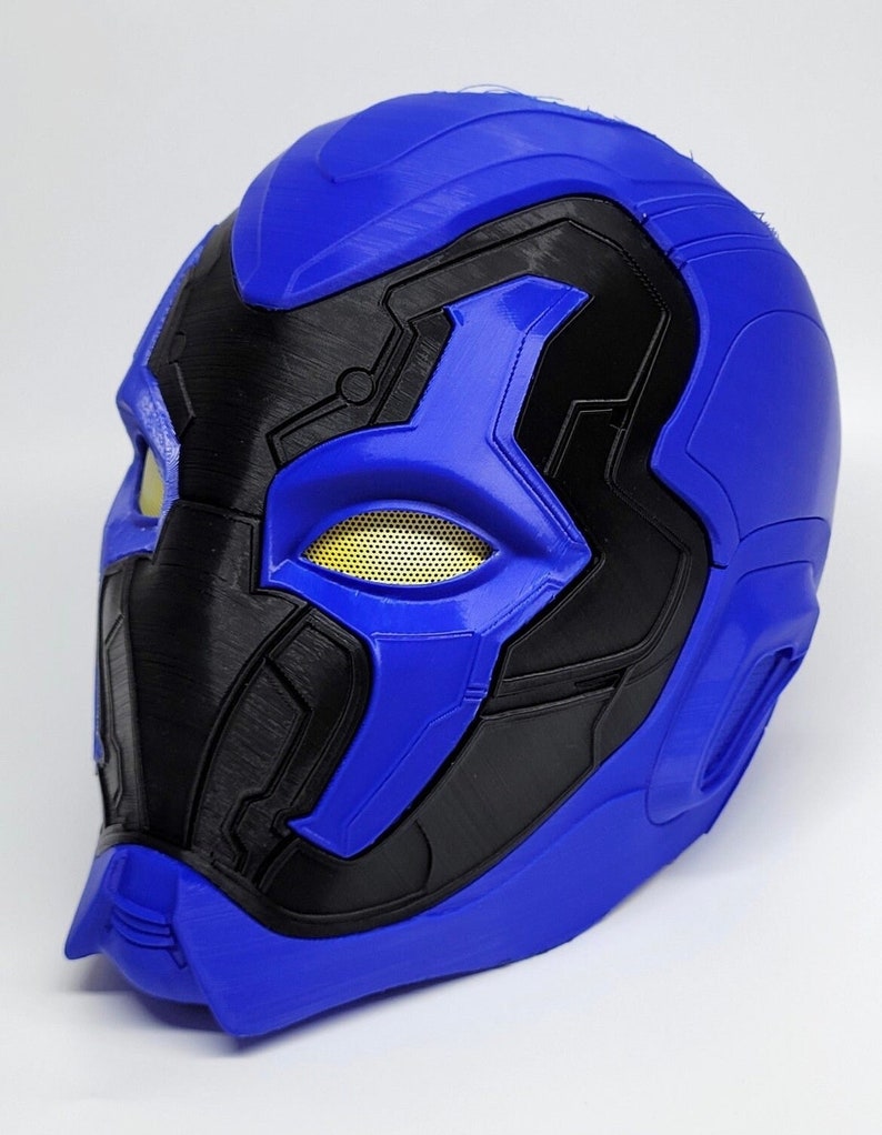 Blue Beetle Helmet 3D Printed Cosplay Armor DC Superhero - Etsy