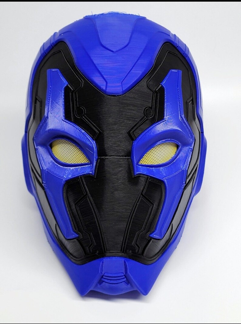 Blue Beetle Helmet 3D Printed Cosplay Armor DC Superhero - Etsy