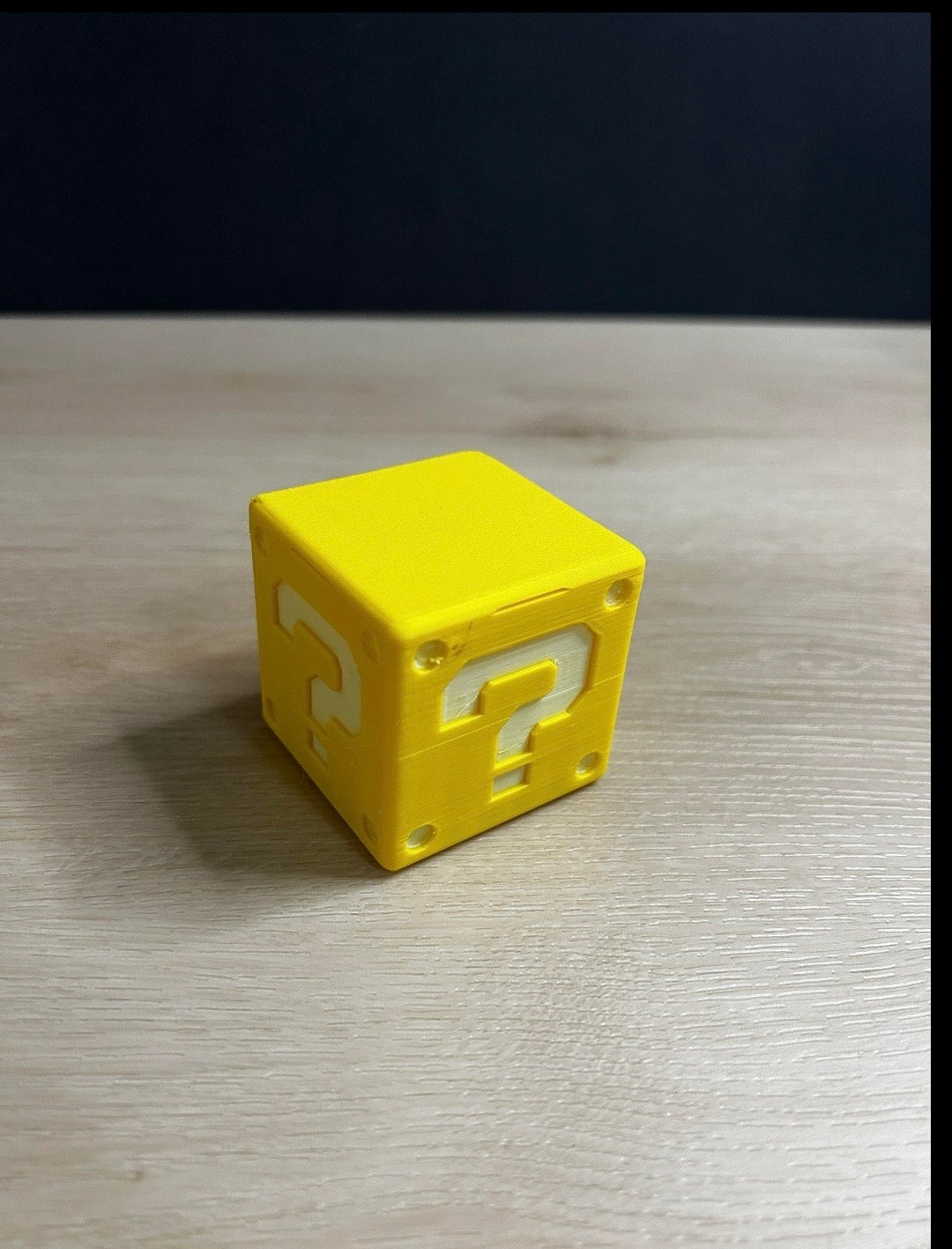 3d Printed Question Mark Block Switch Game Case, Game Organizer/holder ...
