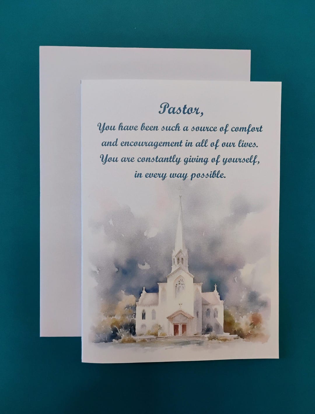 Pastor Blank Printable Thank You Retirement Birthday Appreciation ...