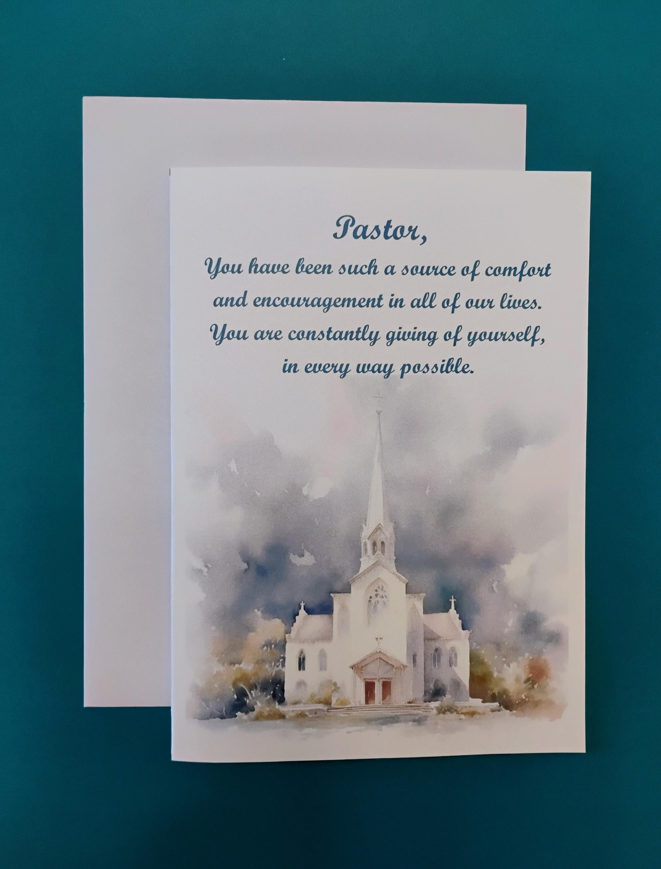 Pastor Blank Printable Thank You Retirement Birthday Appreciation ...