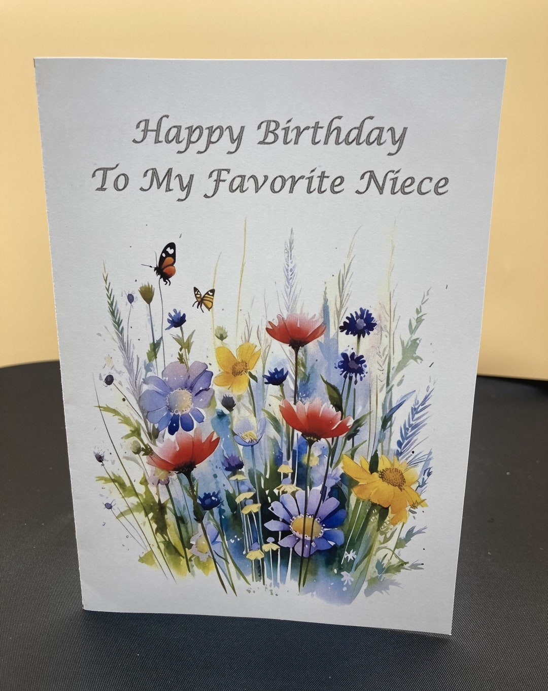 Niece Printable Digital Birthday Card, Happy Birthday Favorite Niece ...