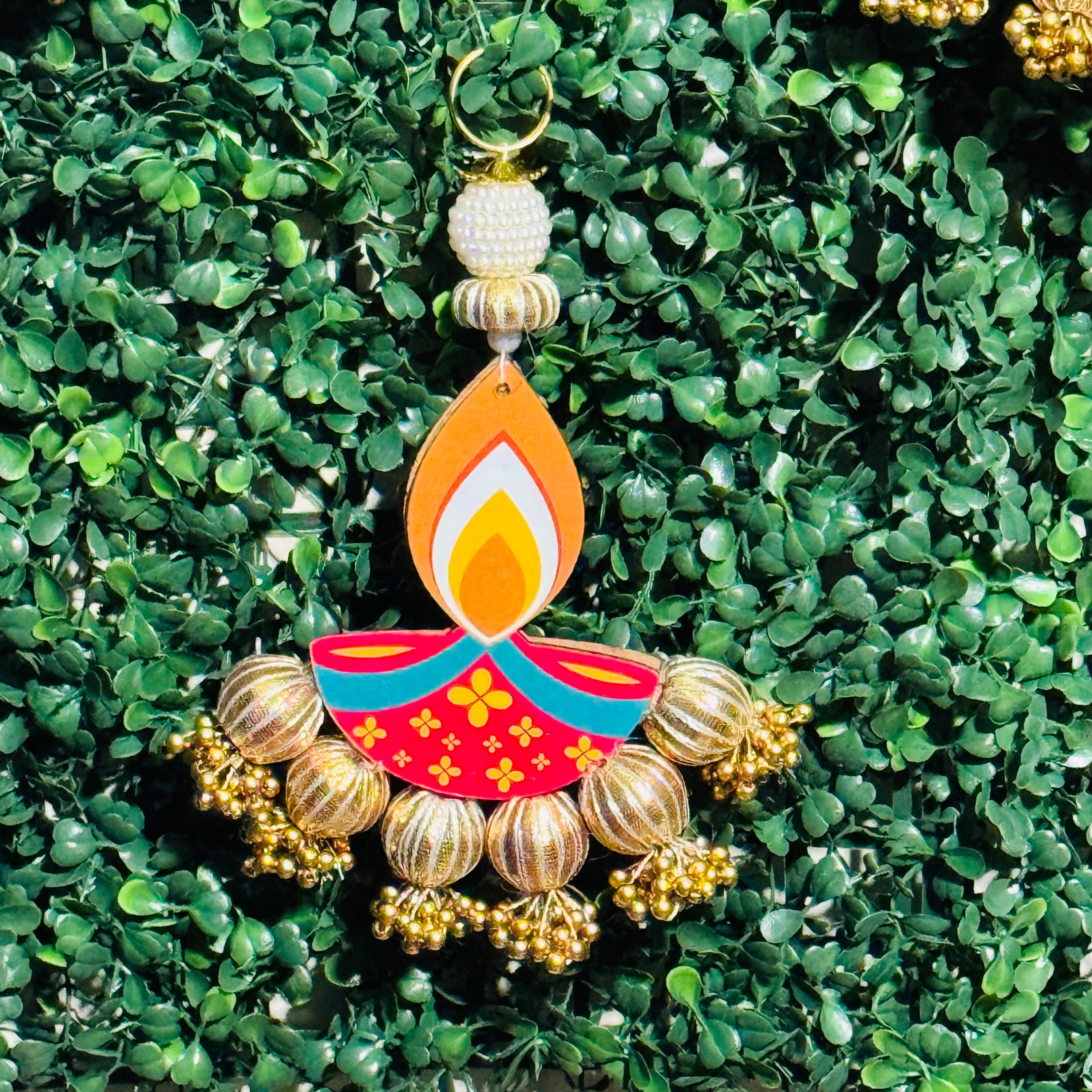 Trending Diya Deepak Hanging, Indian Pooja, Diwali Decor, Ganpati Pooja ...