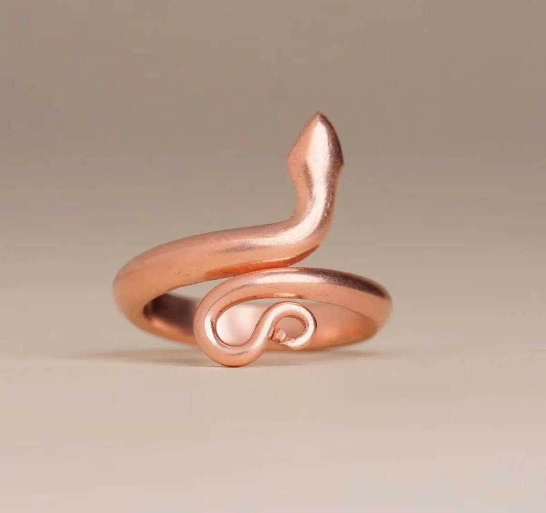 Isha Snake Ring Pure Copper Consecrated - Etsy