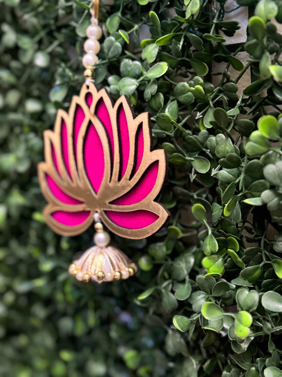 Lotus Hanging, Multi-colored Lotus, Diwali Wedding Decoration, Ganpati ...
