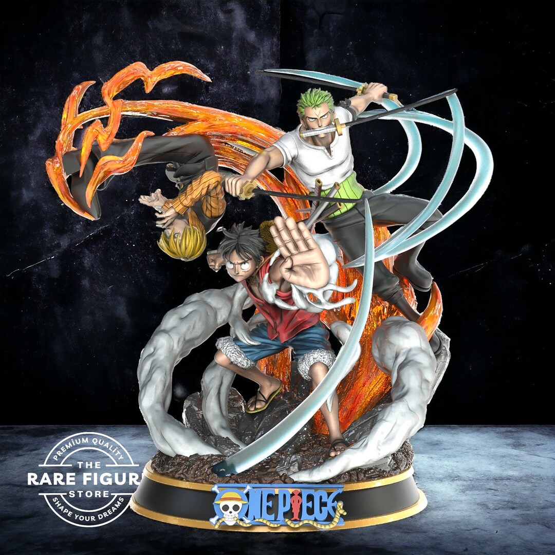 HQ Anime & Manga 3D Printer Stl Files Fan Made 0NE P1ECE M0NSTER TR1O ...