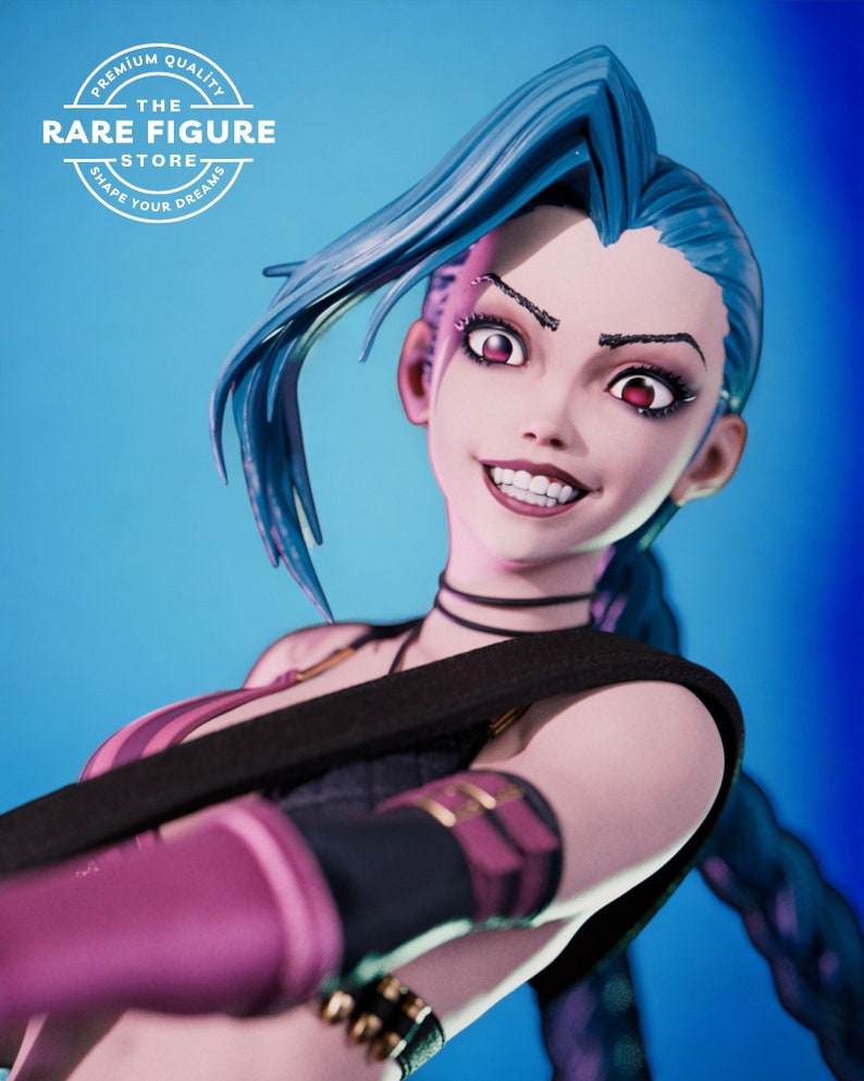 Jinx Figure League of Legends 3D Stl Files Jinx Statue 3D Print File - Etsy Australia
