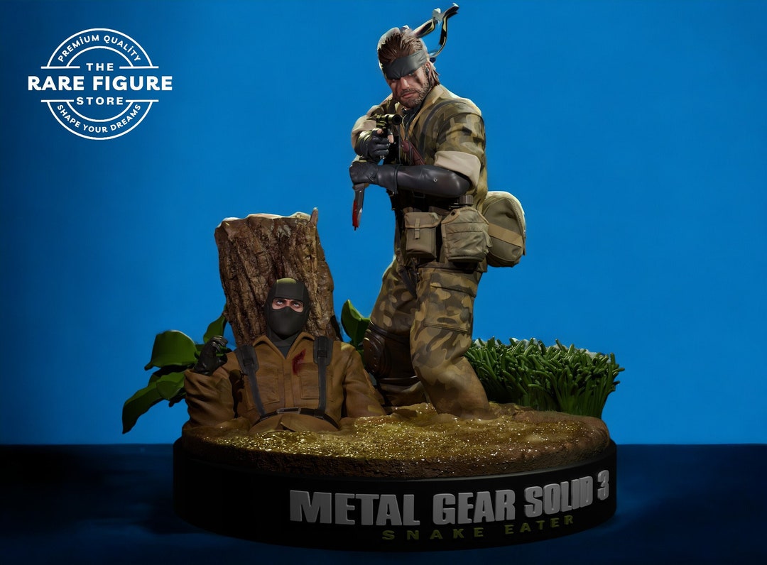 Metal Gear Solid 3 Naked Snake Figure 1/4 1/6 1/10 Scale 3D Stl Files ...