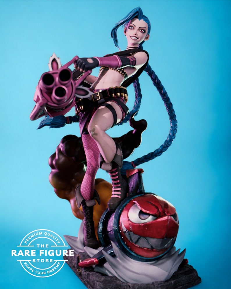 Jinx Figure League of Legends 3D Stl Files Jinx Statue 3D Print File - Etsy Australia
