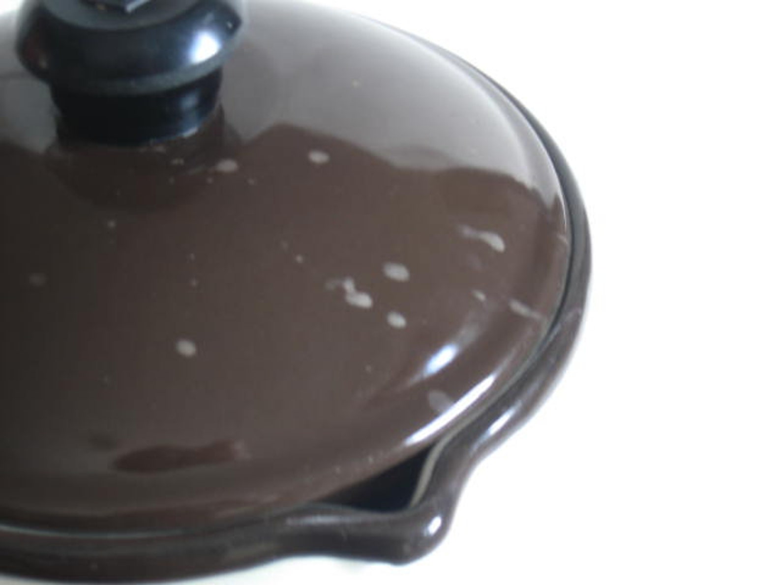 Vintage Enamelware Spouted Pot With Lid - Etsy