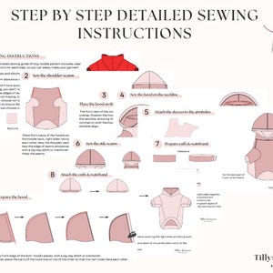 Dog Hoodie Sewing Pattern| Dog Pattern| XXS-XXXL Big or Small Dogs| Pet ...