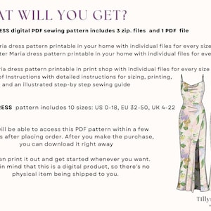 Cowl Neck Dress Sewing Pattern| Backless Slip Dress Pattern| Prom Dress ...