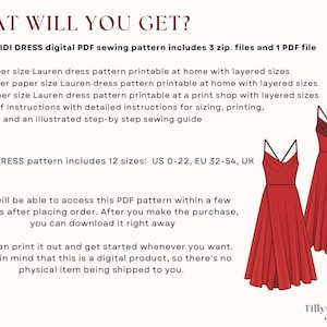 Prom Dress Sewing Pattern| Backless Dress Pattern| Midi Dress Pattern ...