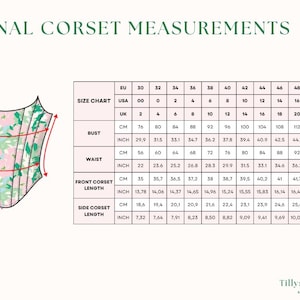Overbust Corset Top Sewing Pattern| Easy Corset Pattern |cottage Core ...