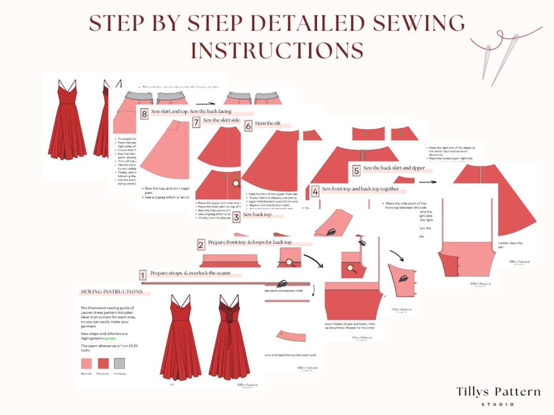 Prom Dress Sewing Pattern Backless Dress Pattern Midi Dress Pattern ...