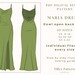 Cowl Neck Dress Sewing Pattern| Backless Slip Dress Pattern| Prom Dress ...
