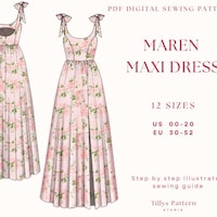 Formal Dress Pattern - Etsy